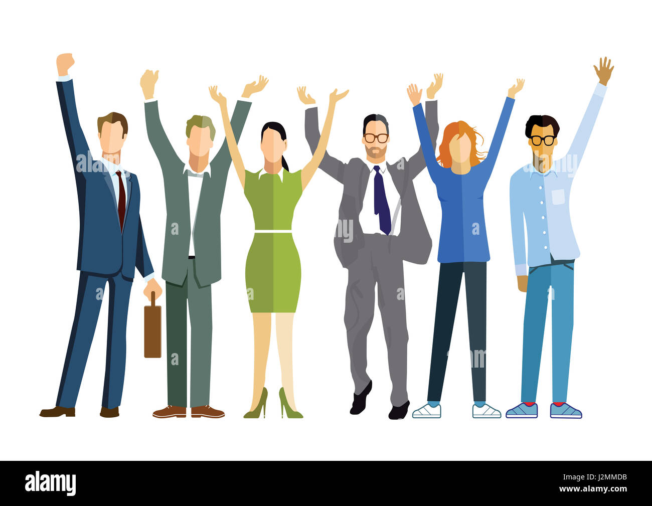 Audience victory Cut Out Stock Images & Pictures - Alamy