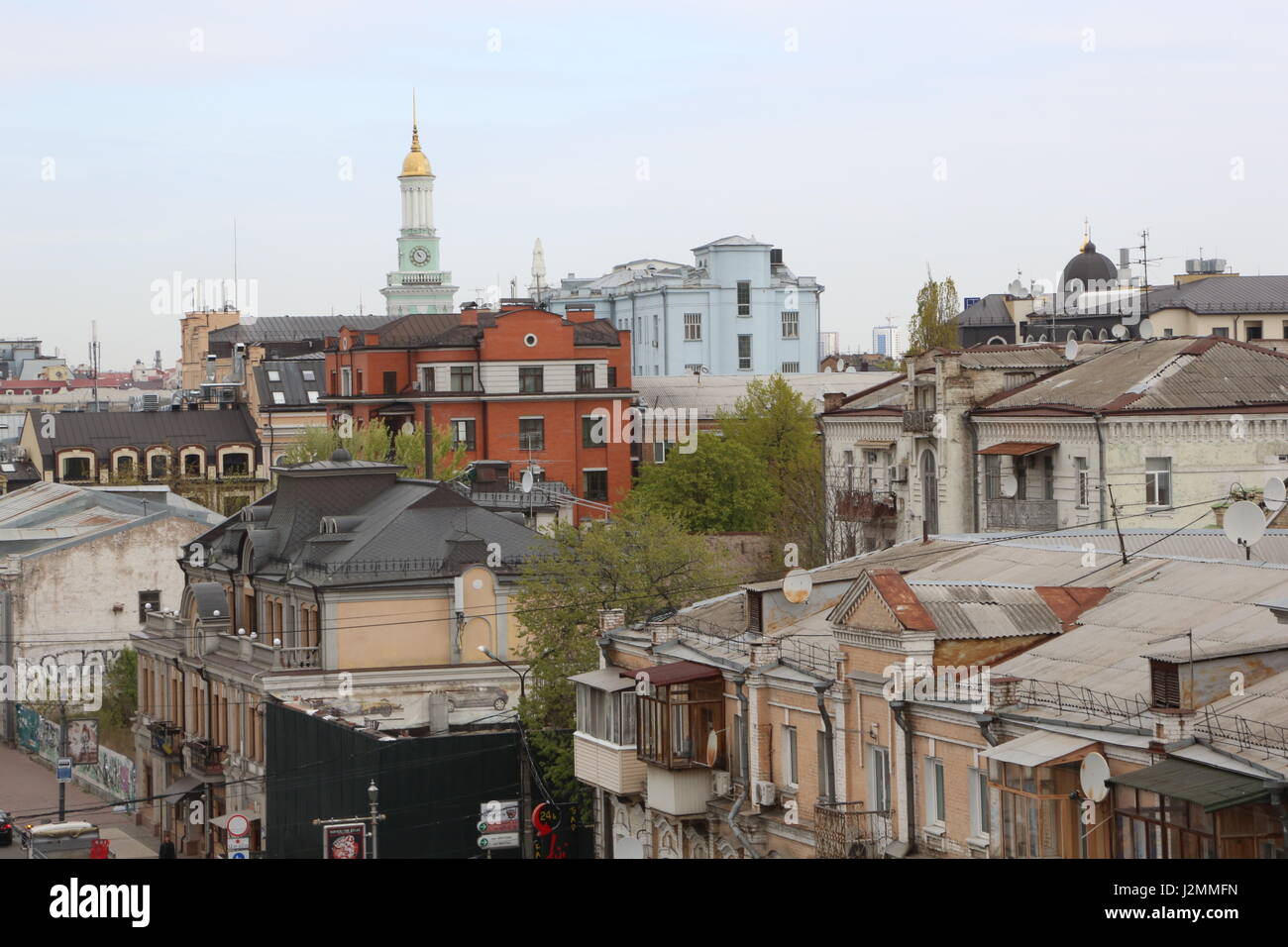 Ukraine, Kiev, Poshtova Ploshcha Stock Photo - Alamy