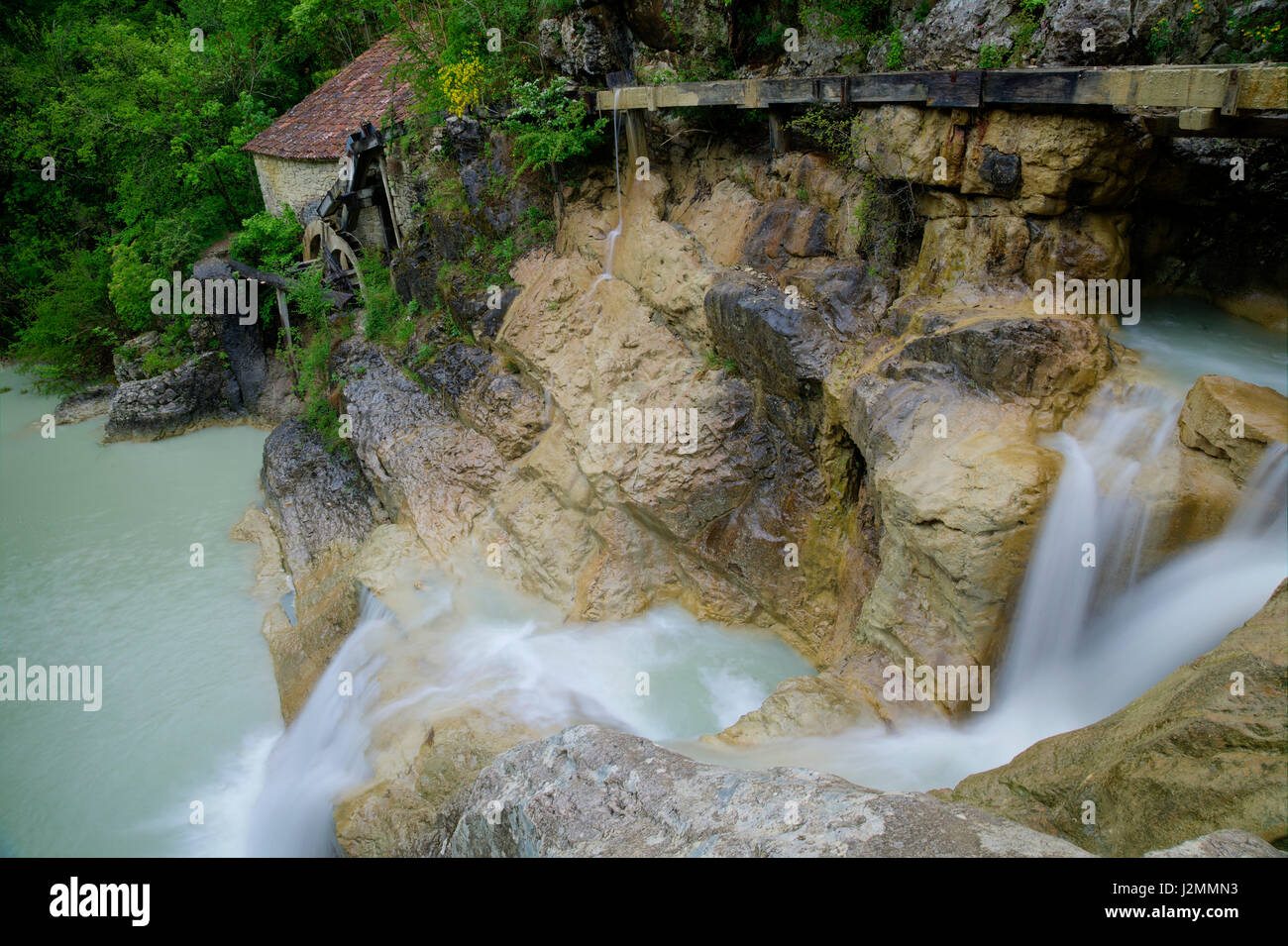 Waterfall in Kotli, Istra, Croatia Stock Photo - Alamy