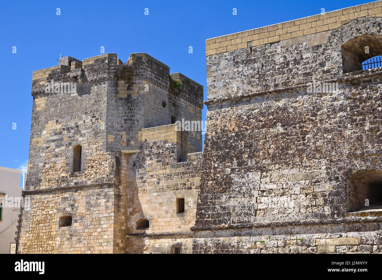 Castle of Castro. Puglia. Italy Stock Photo - Alamy