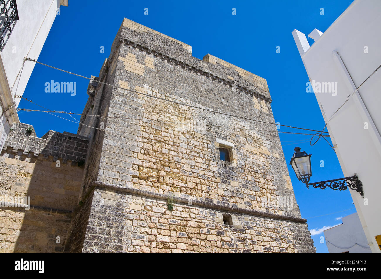 Castle of Castro. Puglia. Italy Stock Photo - Alamy
