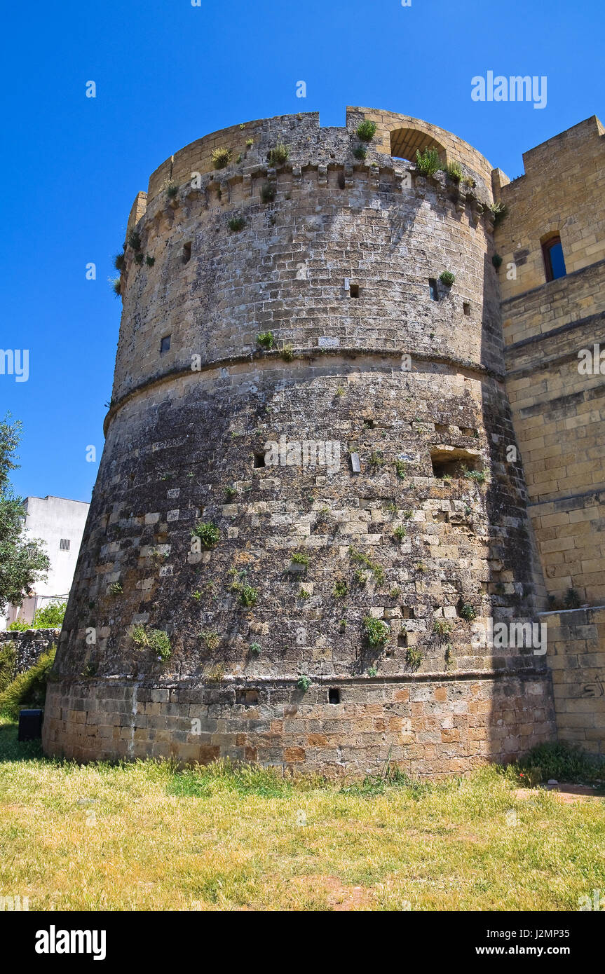 City walls. Castro. Puglia. Italy Stock Photo - Alamy