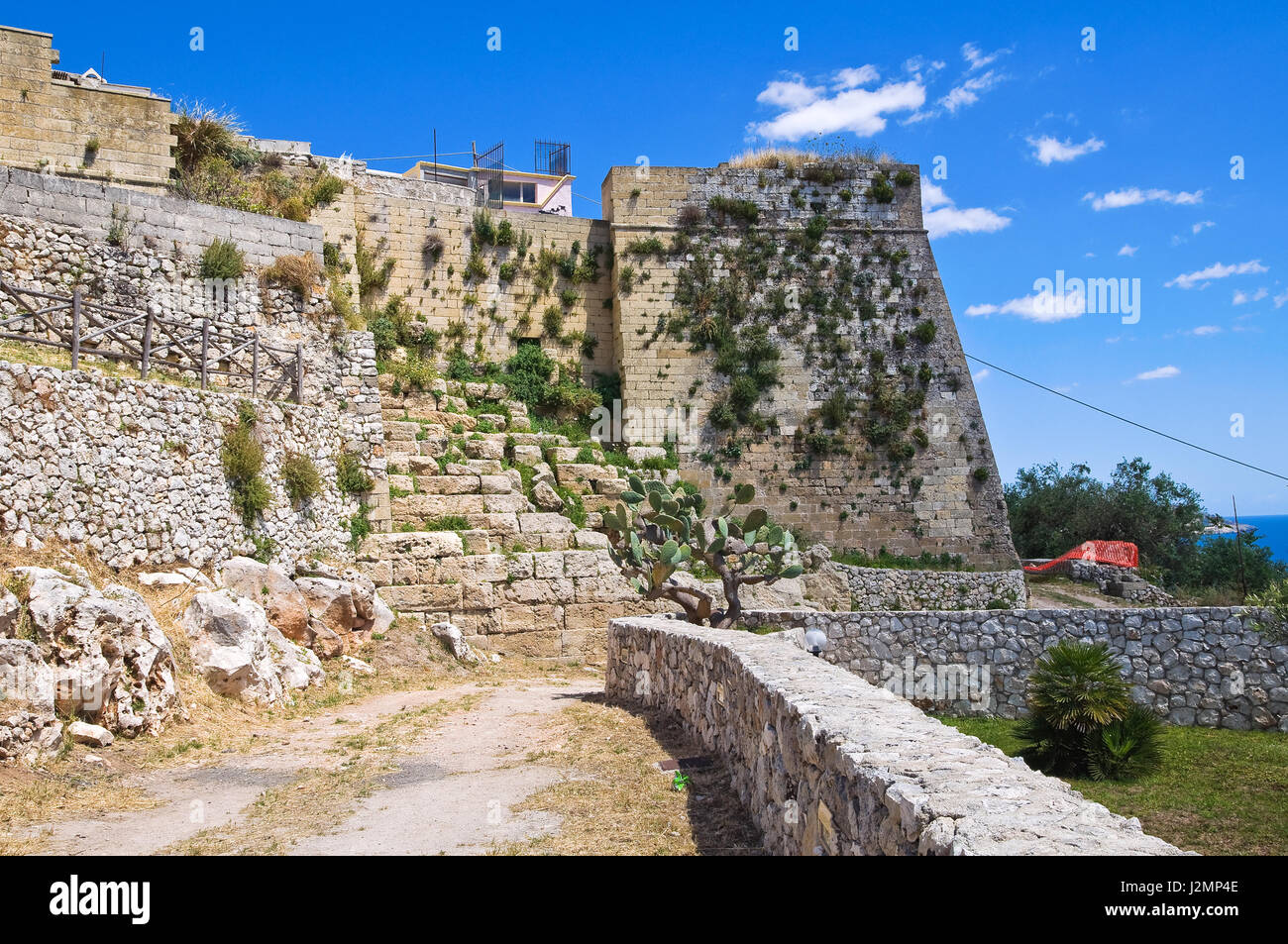 City walls. Castro. Puglia. Italy Stock Photo - Alamy