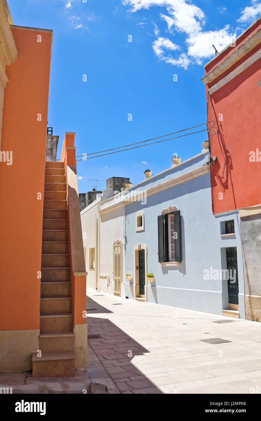 Alleyway. Castro. Puglia. Italy Stock Photo - Alamy