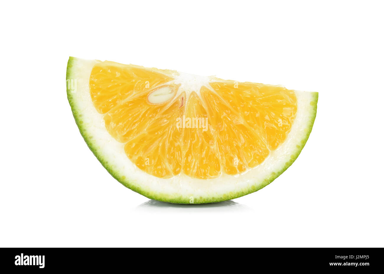 Slice Citrus sinensis isolated on the white background Stock Photo - Alamy