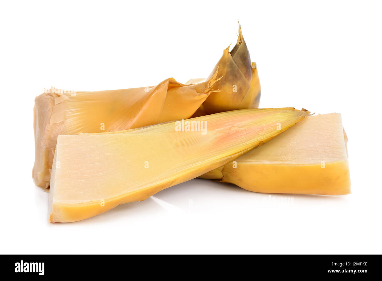 Bamboo shoot isolated on the white background Stock Photo - Alamy