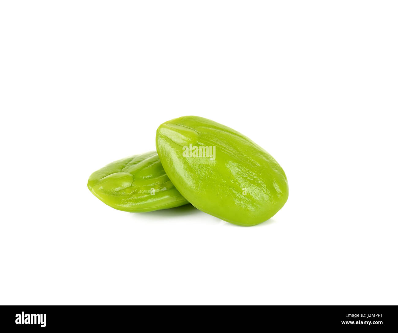 Sato seeds, Parkia speciosa seeds or bitter bean on white background ...