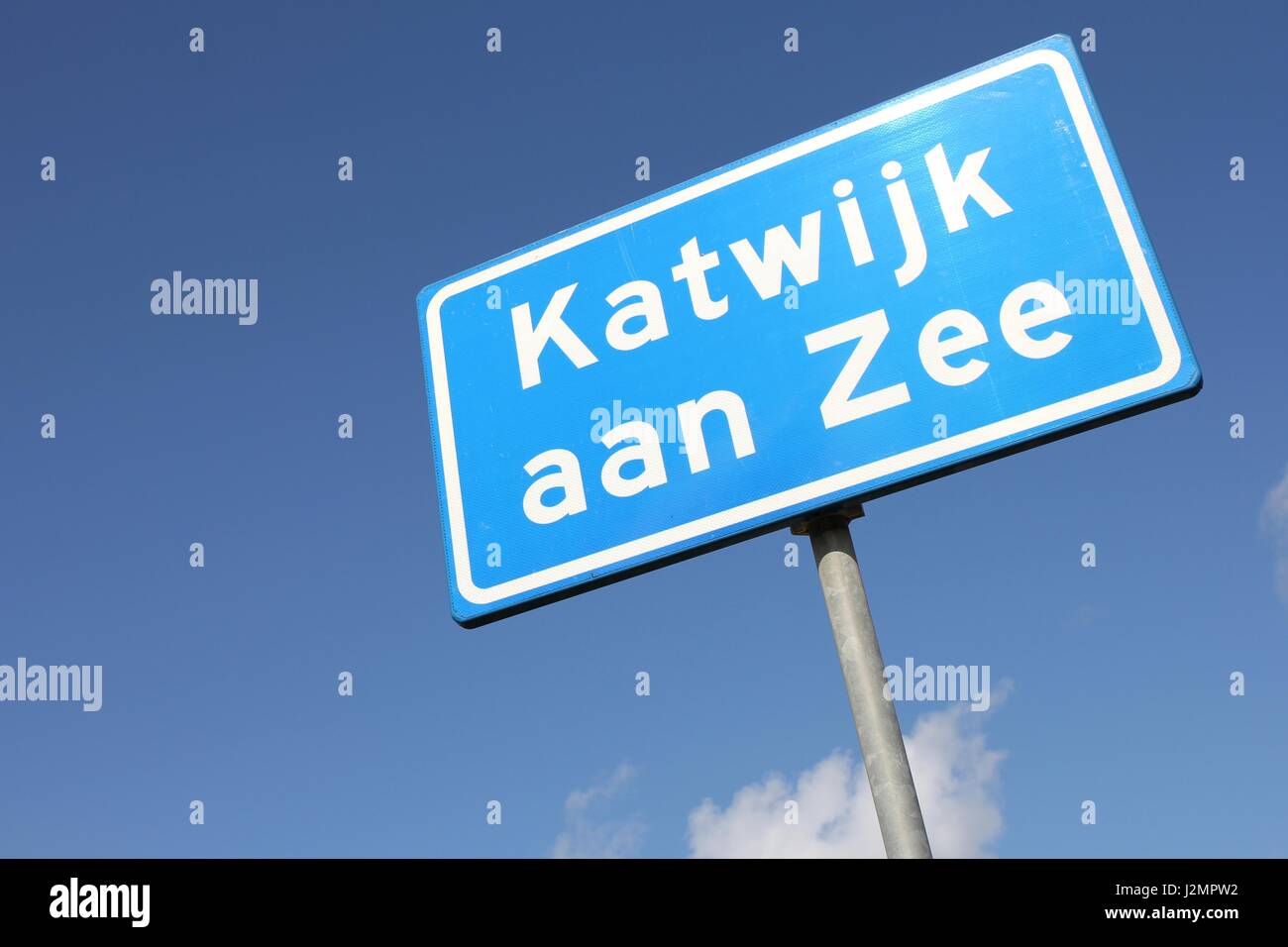 Dutch road sign: town sign Stock Photo - Alamy