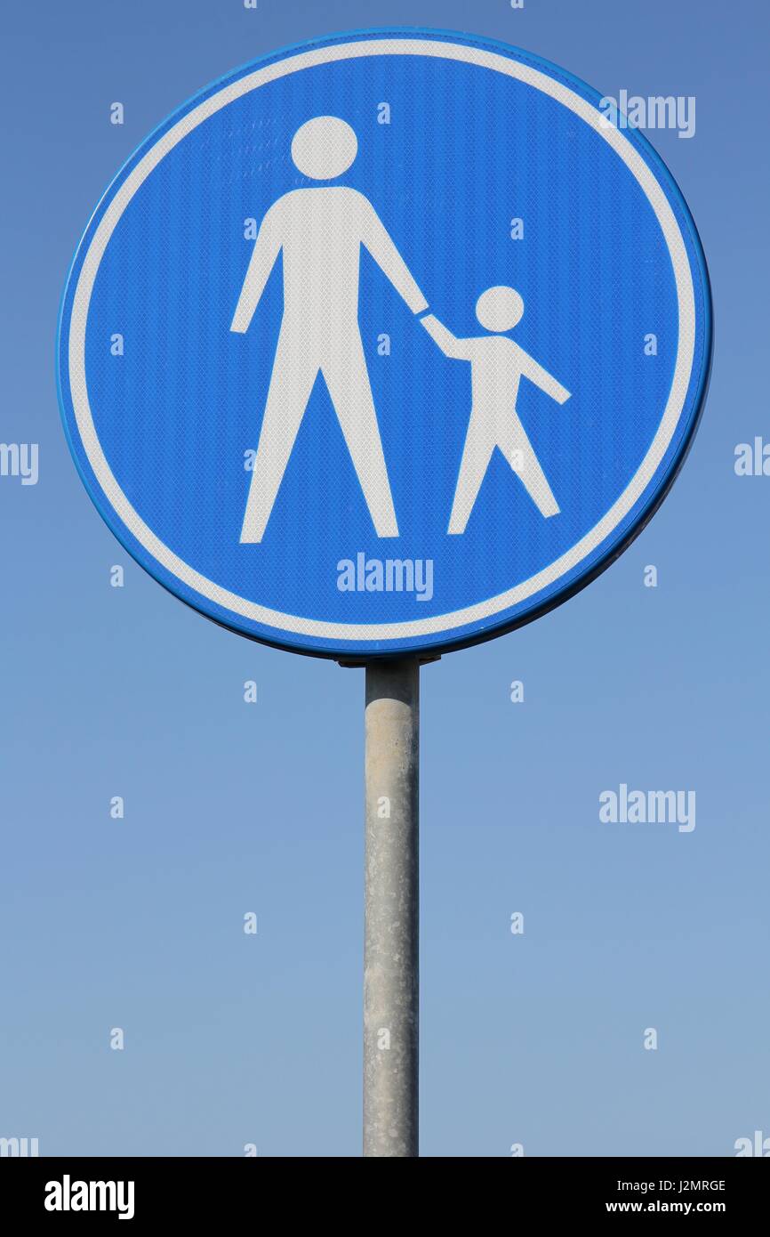 Dutch road sign footpath hi-res stock photography and images - Alamy
