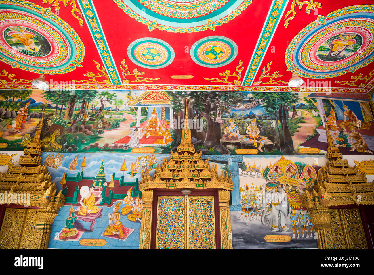 the Wat Mixai in the city of vientiane in Laos in the southeastasia ...