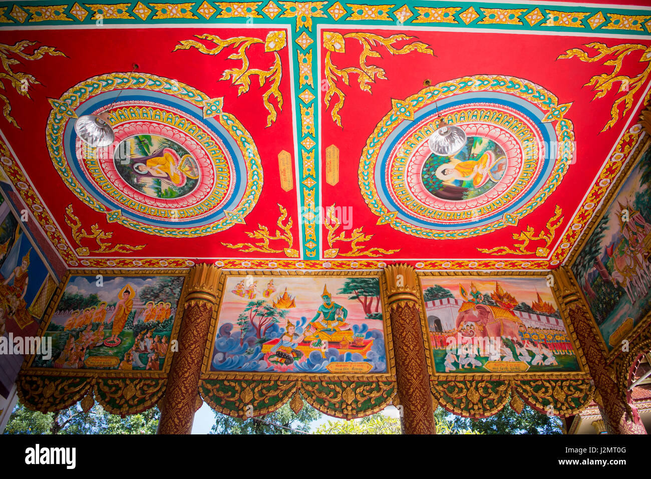 the Wat Mixai in the city of vientiane in Laos in the southeastasia ...
