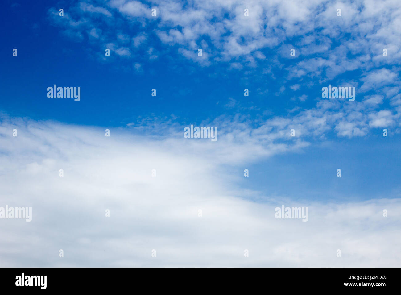 Beautiful Clouds And Blue Sky Background. Nature Composition Stock ...