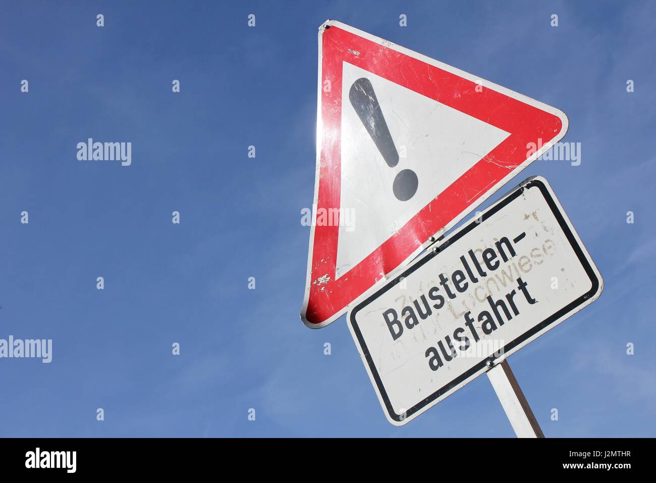 German exit sign hi-res stock photography and images - Alamy