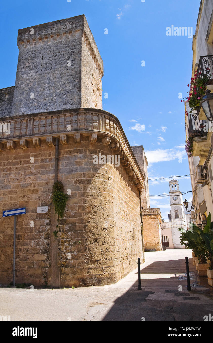 Castle of Felline. Puglia. Italy Stock Photo - Alamy
