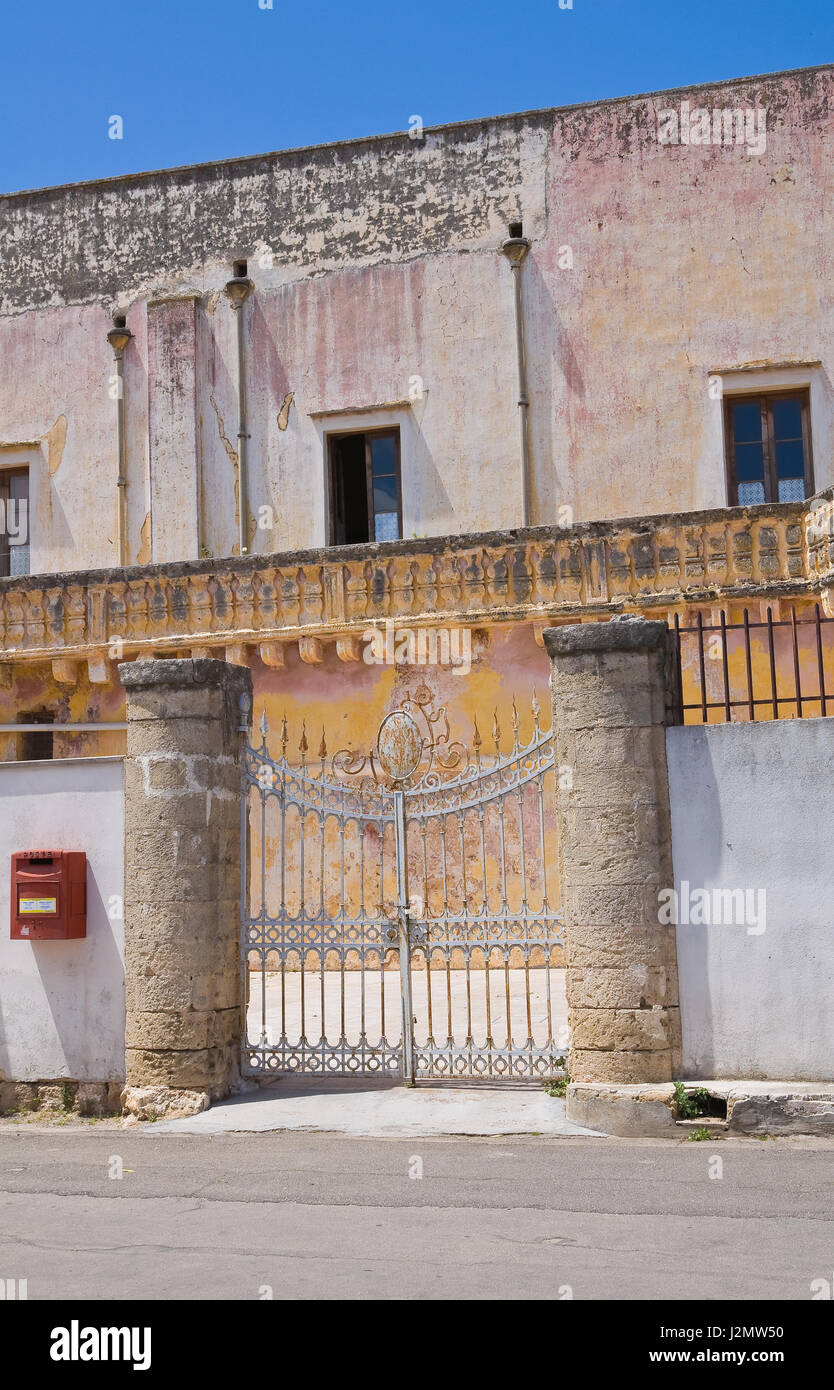 Castle of Felline. Puglia. Italy Stock Photo - Alamy