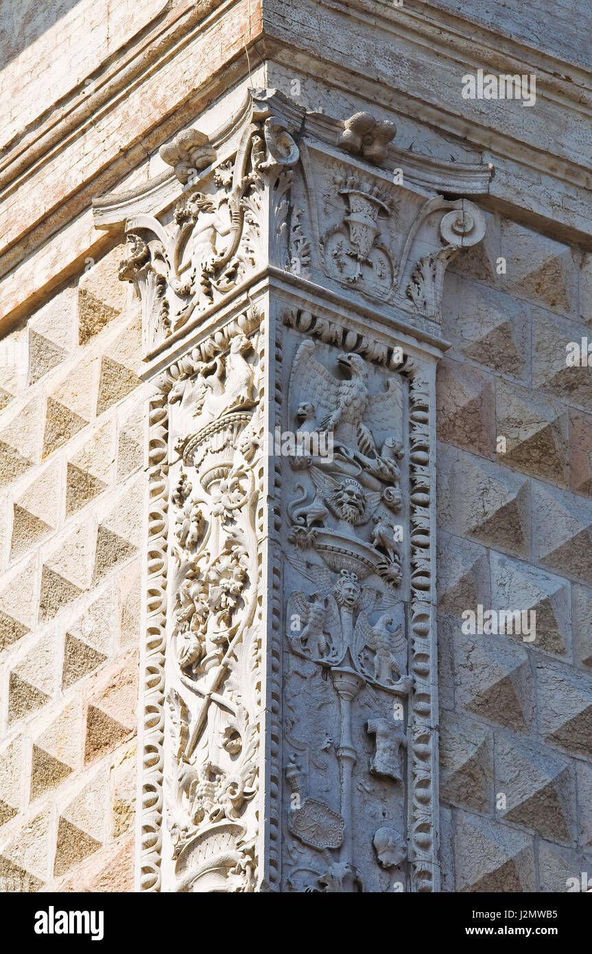 Diamond palace. Ferrara. Emilia-Romagna. Italy Stock Photo - Alamy