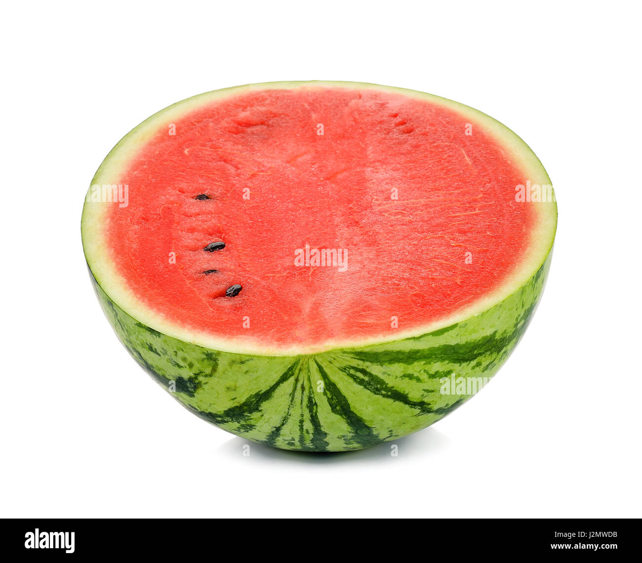 Half of watermelon isolated on the white background Stock Photo - Alamy