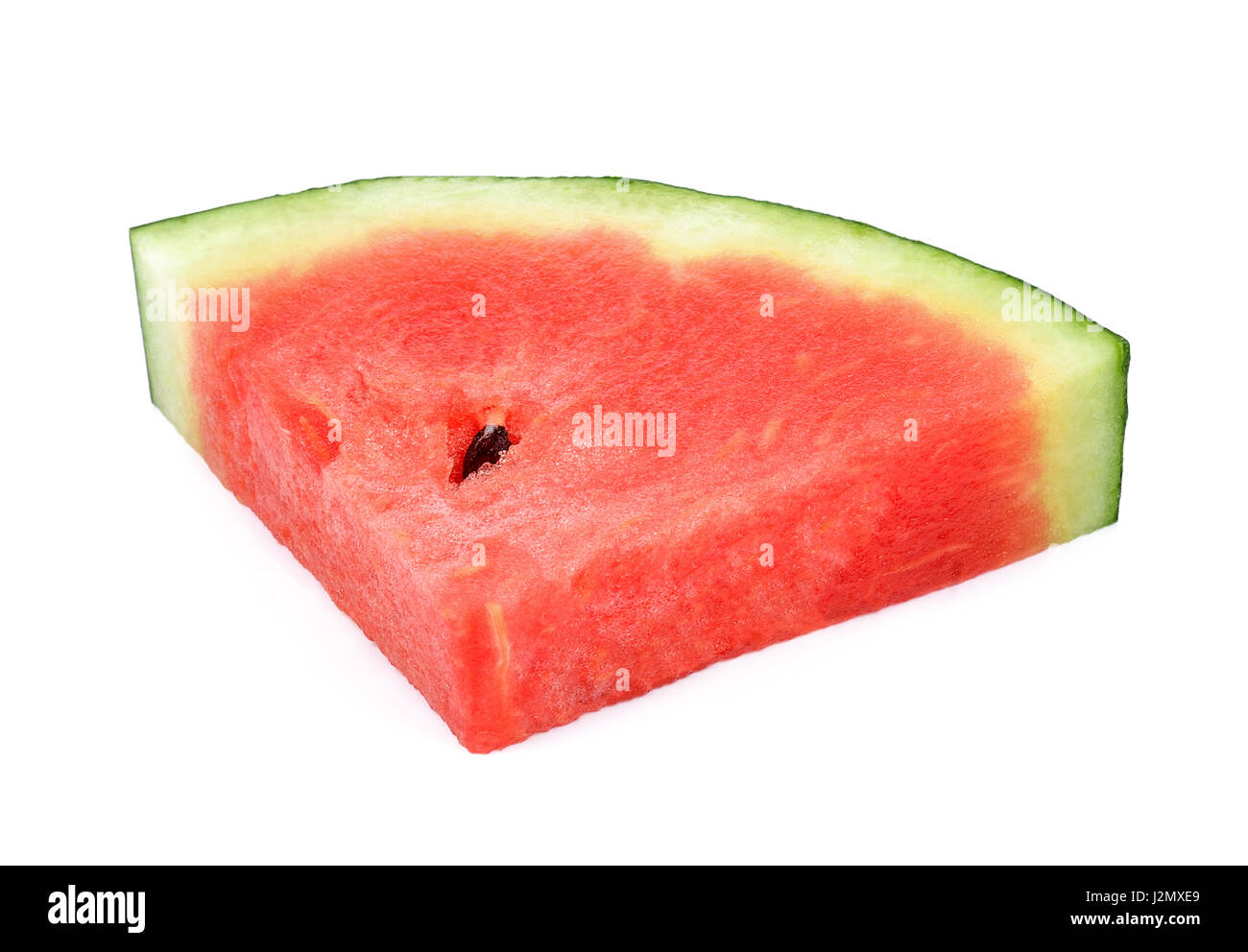 Slice watermelon isolated on white background Stock Photo - Alamy