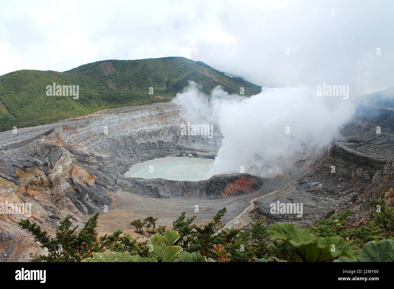 Poas Volcano Eruption Stock Photo - Alamy