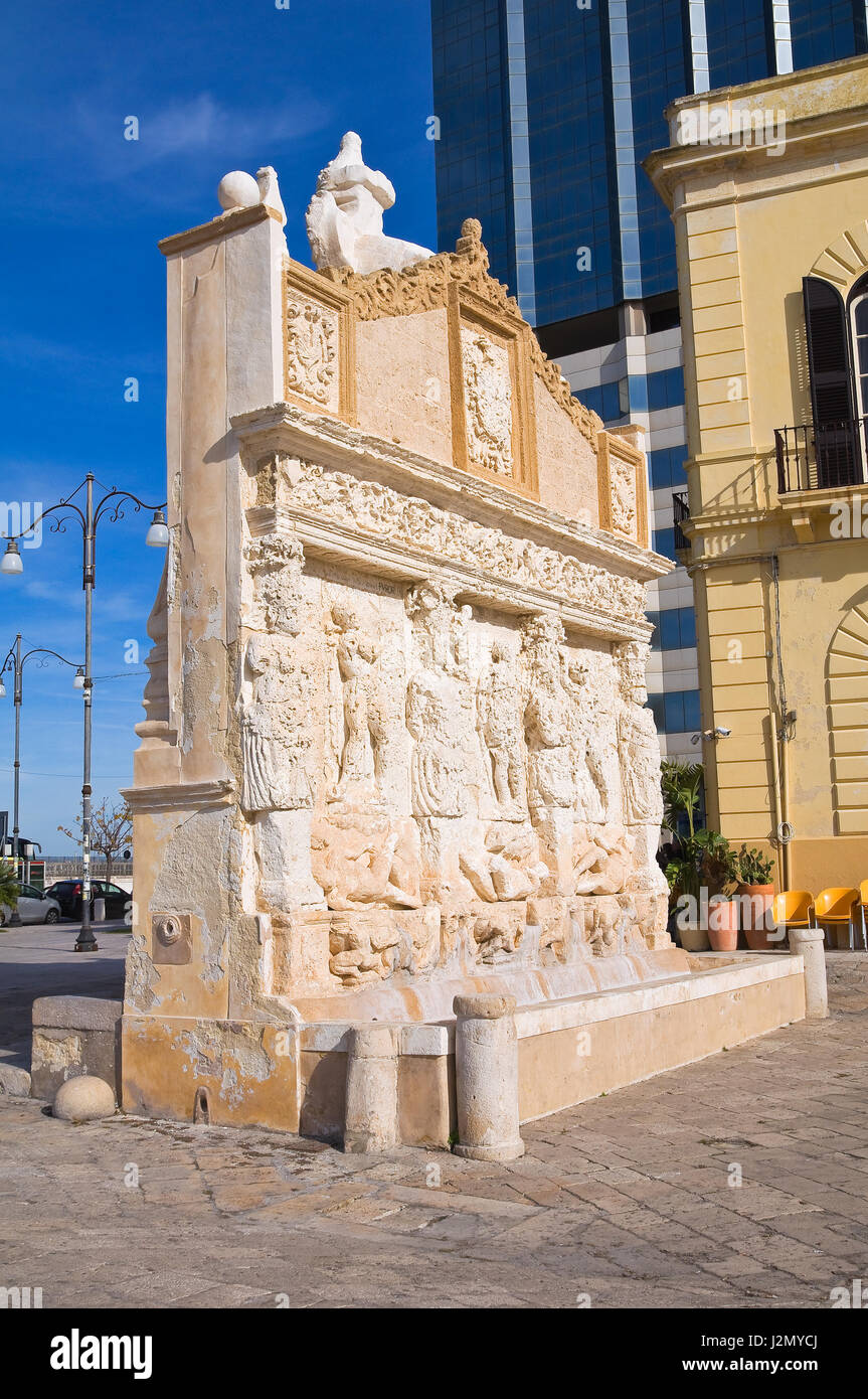 Greek fountain. Gallipoli. Puglia. Italy Stock Photo - Alamy