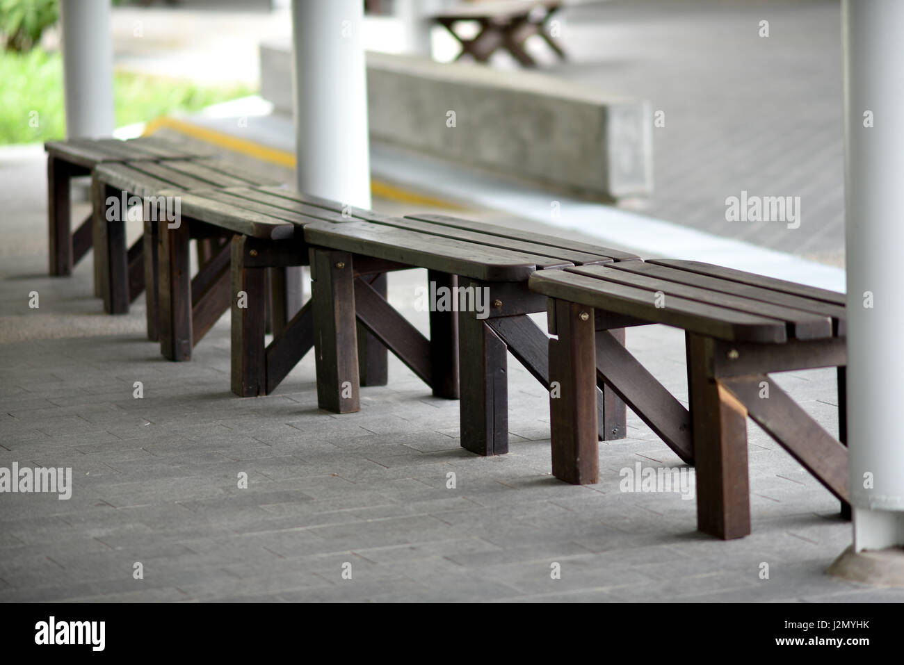 Sequence of benches hi-res stock photography and images - Alamy