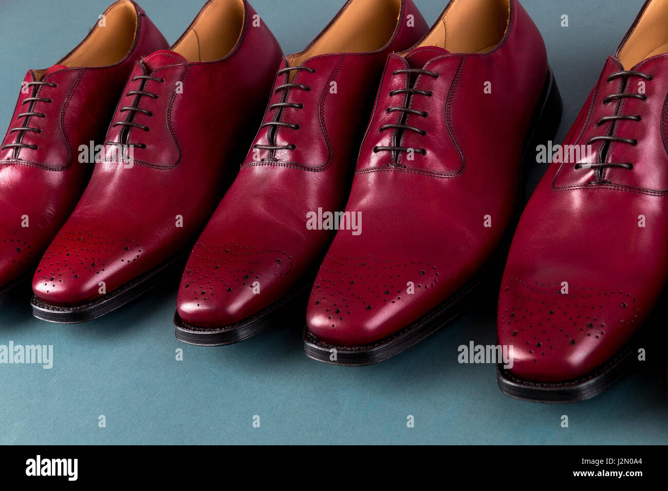 Red oxford shoes hi-res stock photography and images - Alamy