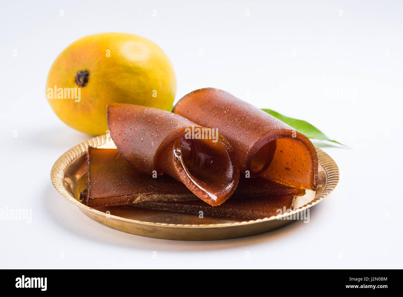 indian alphonso mango's dried jelly called mango papad or mango poli or ...