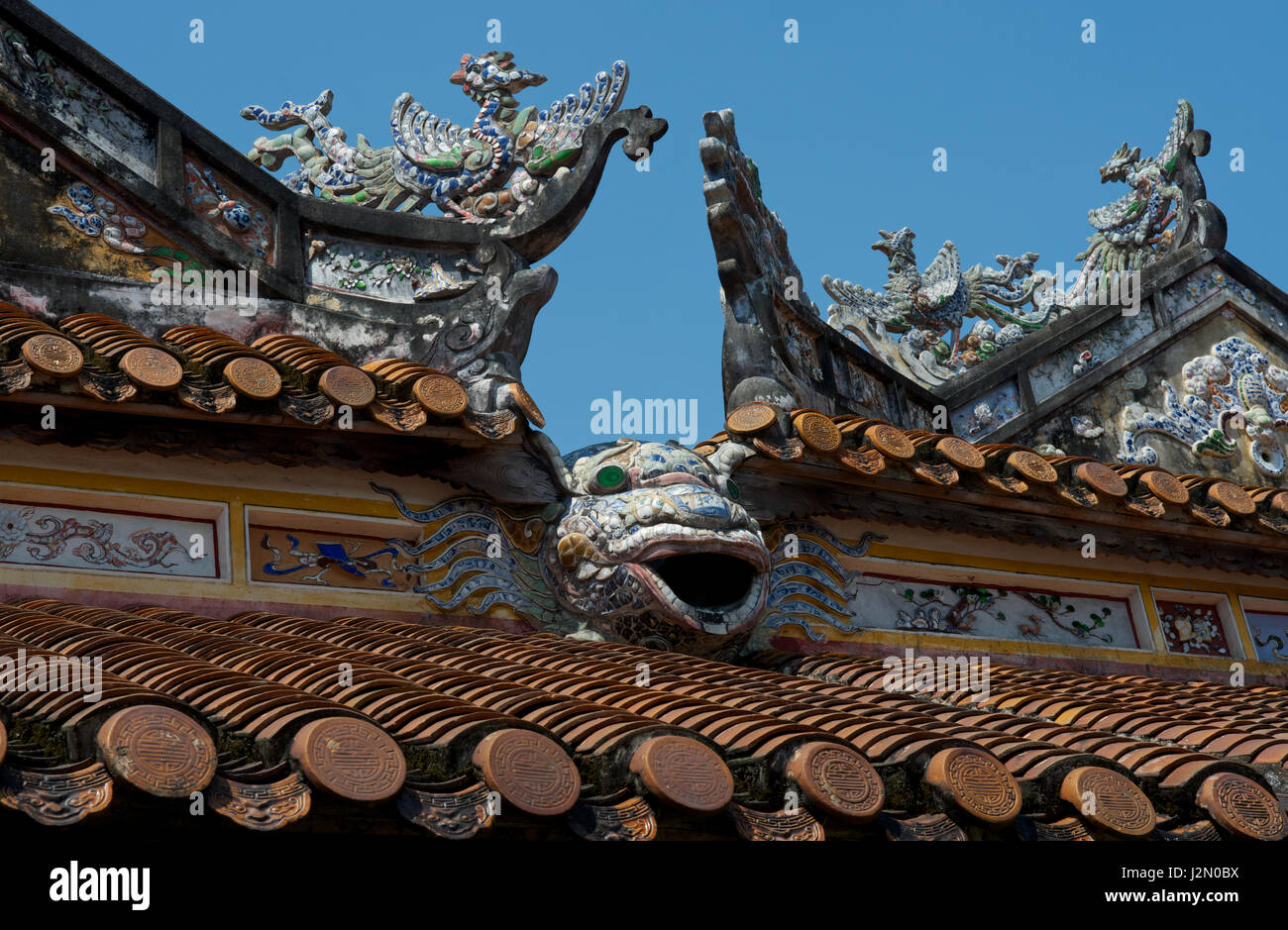 architectural design citadel vietnam Stock Photo - Alamy