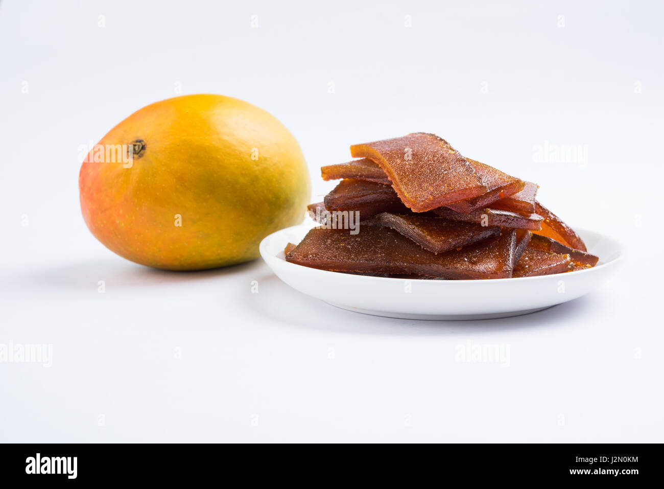 indian alphonso mango's dried jelly called mango papad or mango poli or ...
