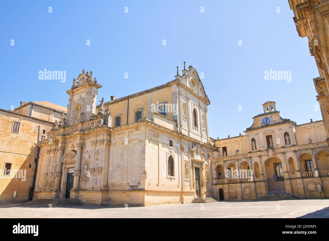 Duomo Church. Lecce. Puglia. Italy Stock Photo - Alamy