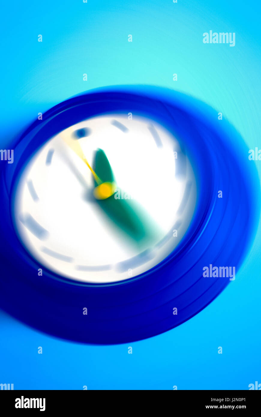 Blue clock hi-res stock photography and images - Alamy