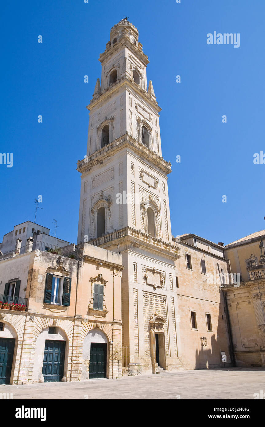 Belltower of Duomo Church. Lecce. Puglia. Italy Stock Photo - Alamy