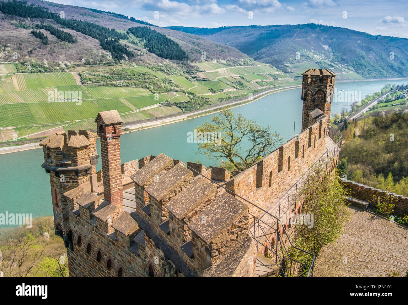 Rheinstein train hi-res stock photography and images - Alamy