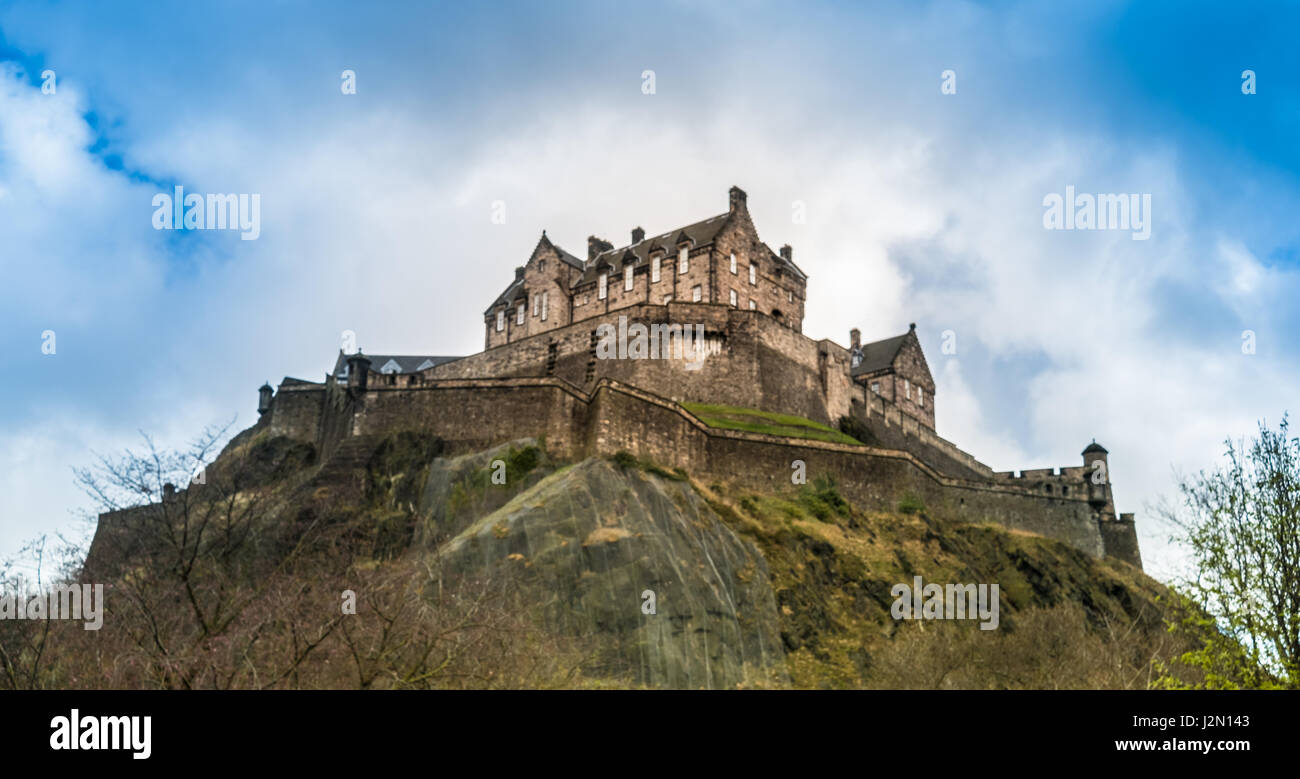 Edinburgh Castle, the iconic historic fortress that dominates the ...