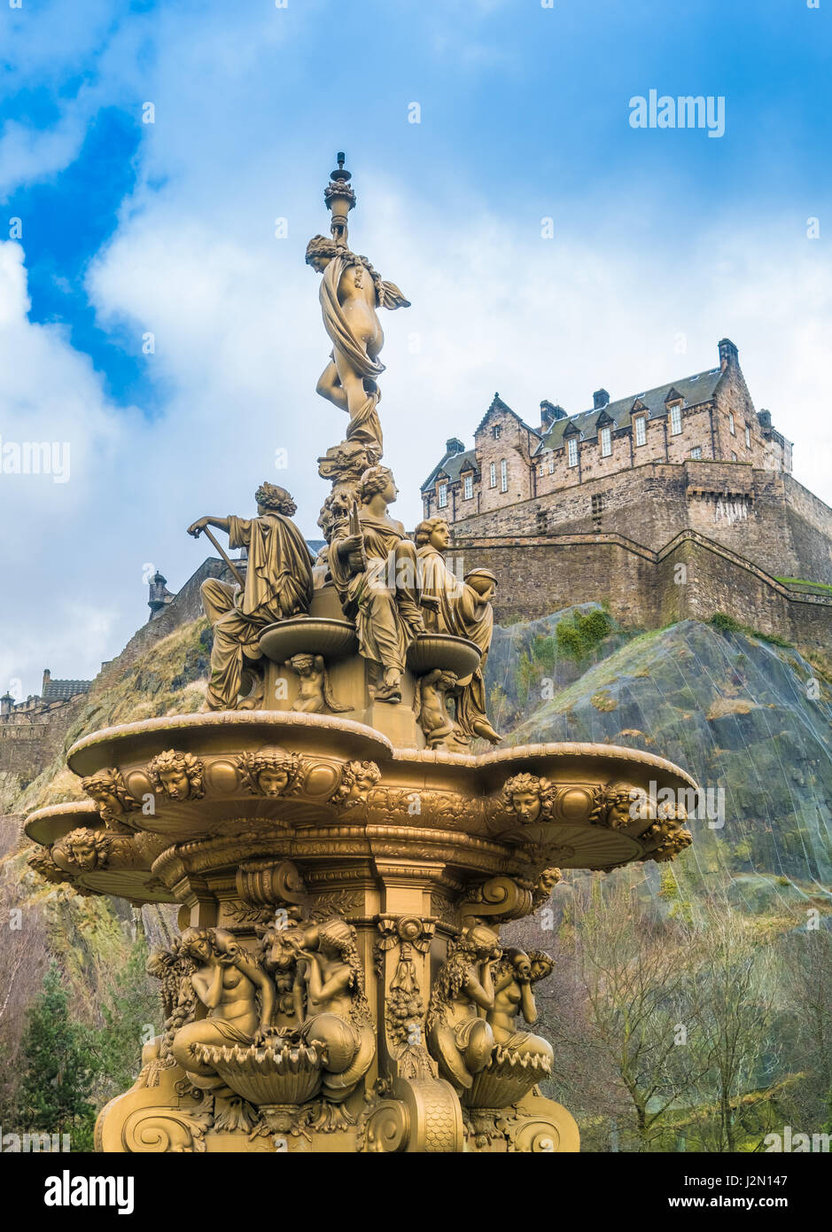 Edinburgh Castle, the iconic historic fortress that dominates the ...