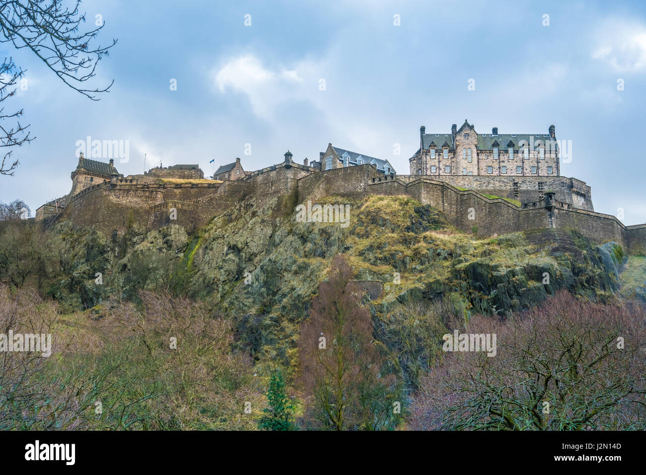 Edinburgh Castle, the iconic historic fortress that dominates the ...