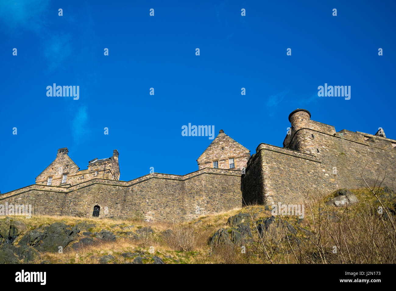 Edinburgh Castle, the iconic historic fortress that dominates the ...