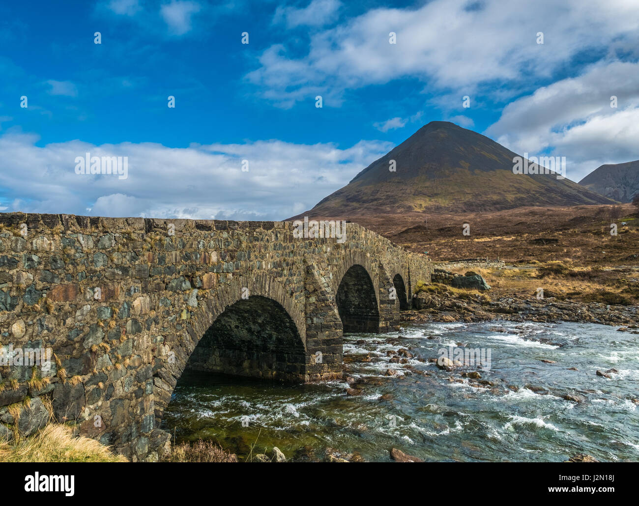 Old Victorian bridge on the Isle of Skye, Scotland Stock Photo - Alamy