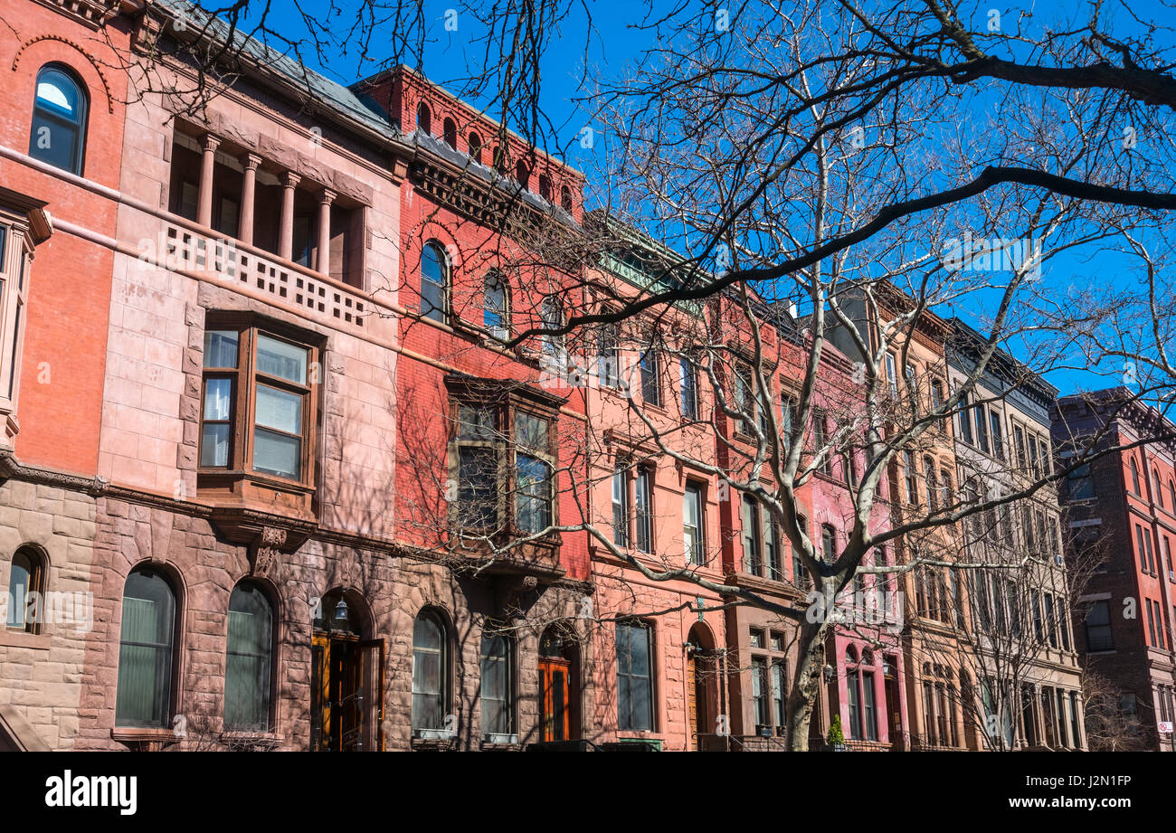 Mount Morris Park Historic District, Harlem, New York City Stock Photo ...
