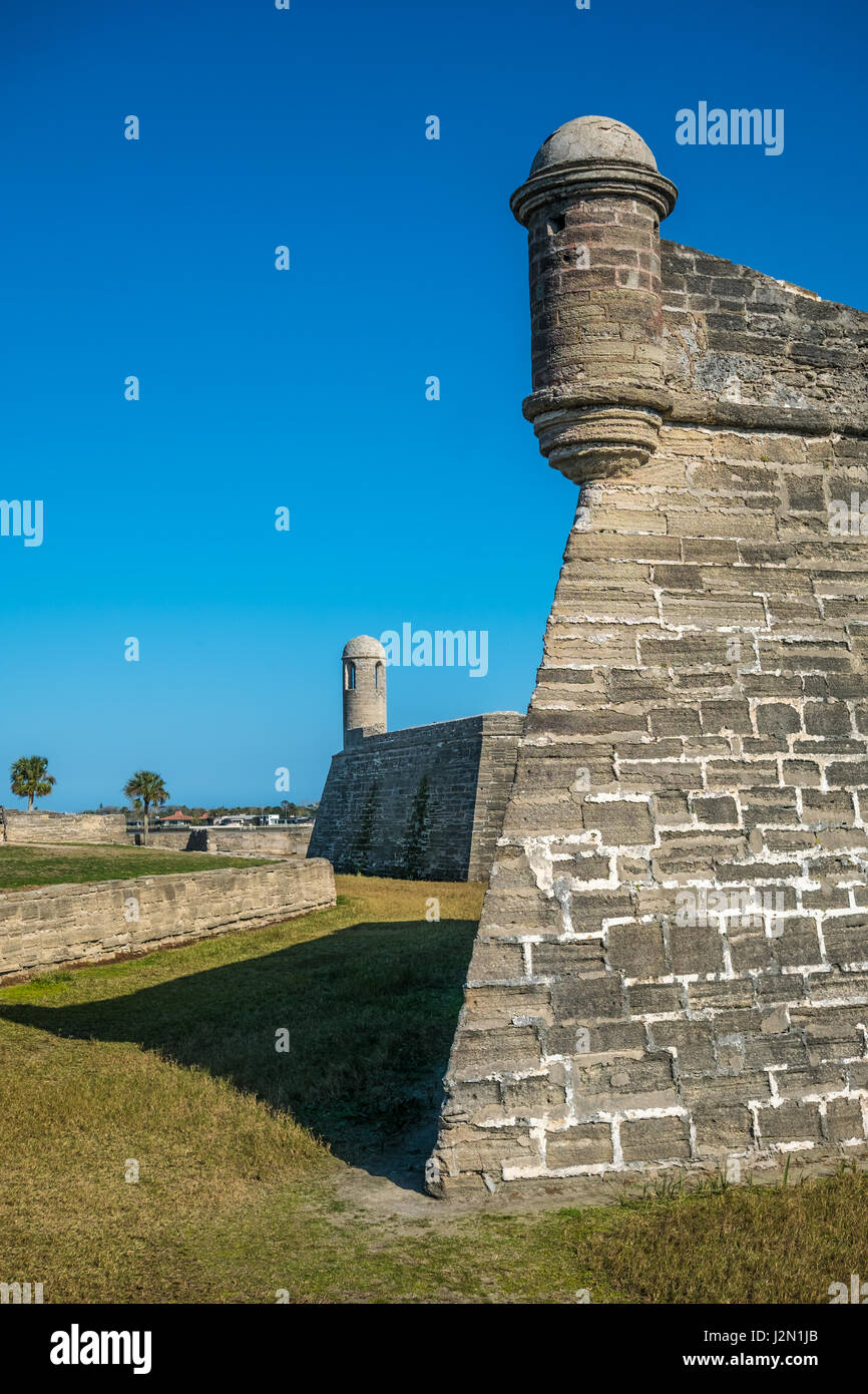 Castillo de San Marcos, the oldest fort in the continental United ...