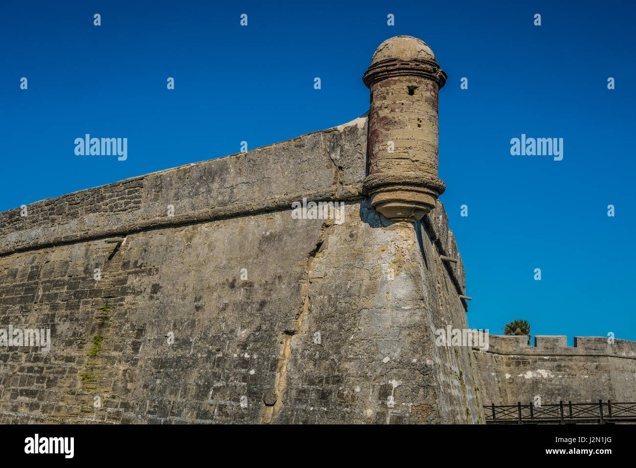 Castillo de San Marcos, the oldest fort in the continental United ...