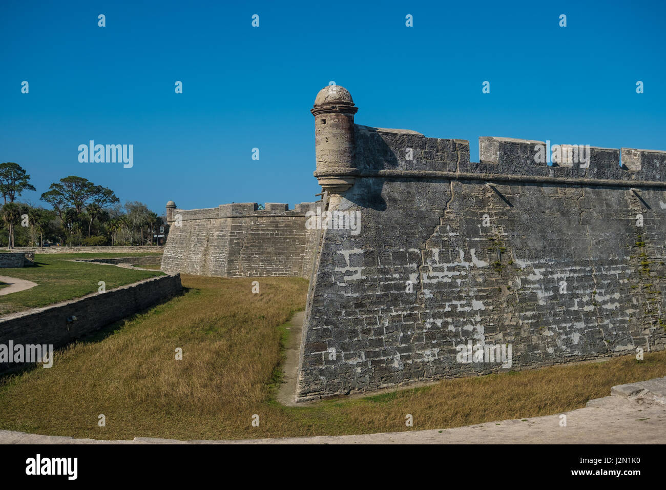 Castillo de San Marcos, the oldest fort in the continental United ...