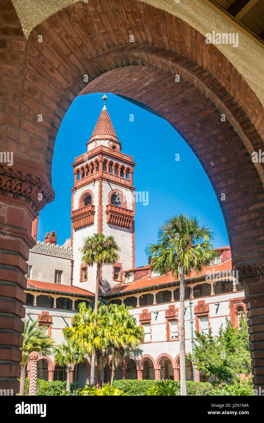 The main campus of Flagler College, a liberal arts college in St ...