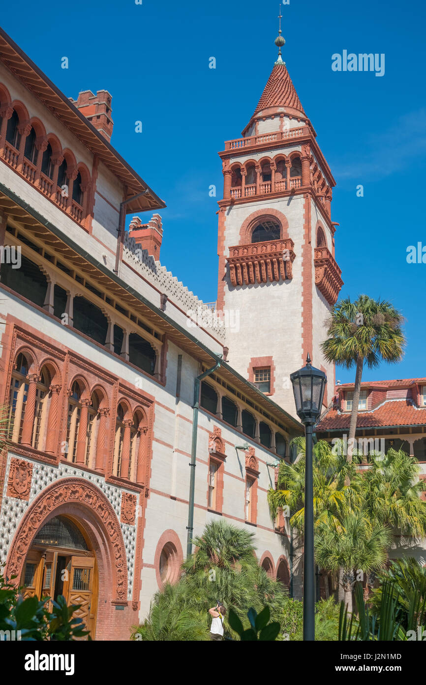 The main campus of Flagler College, a liberal arts college in St ...
