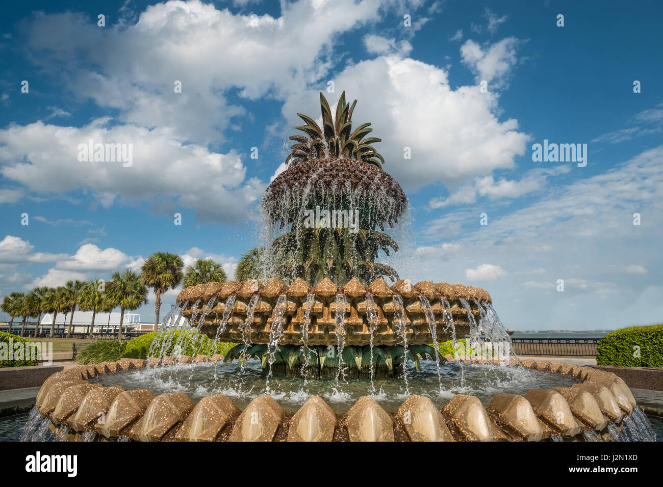 Waterfront Park Cooper River in Charleston, South Carolina, USA Stock ...