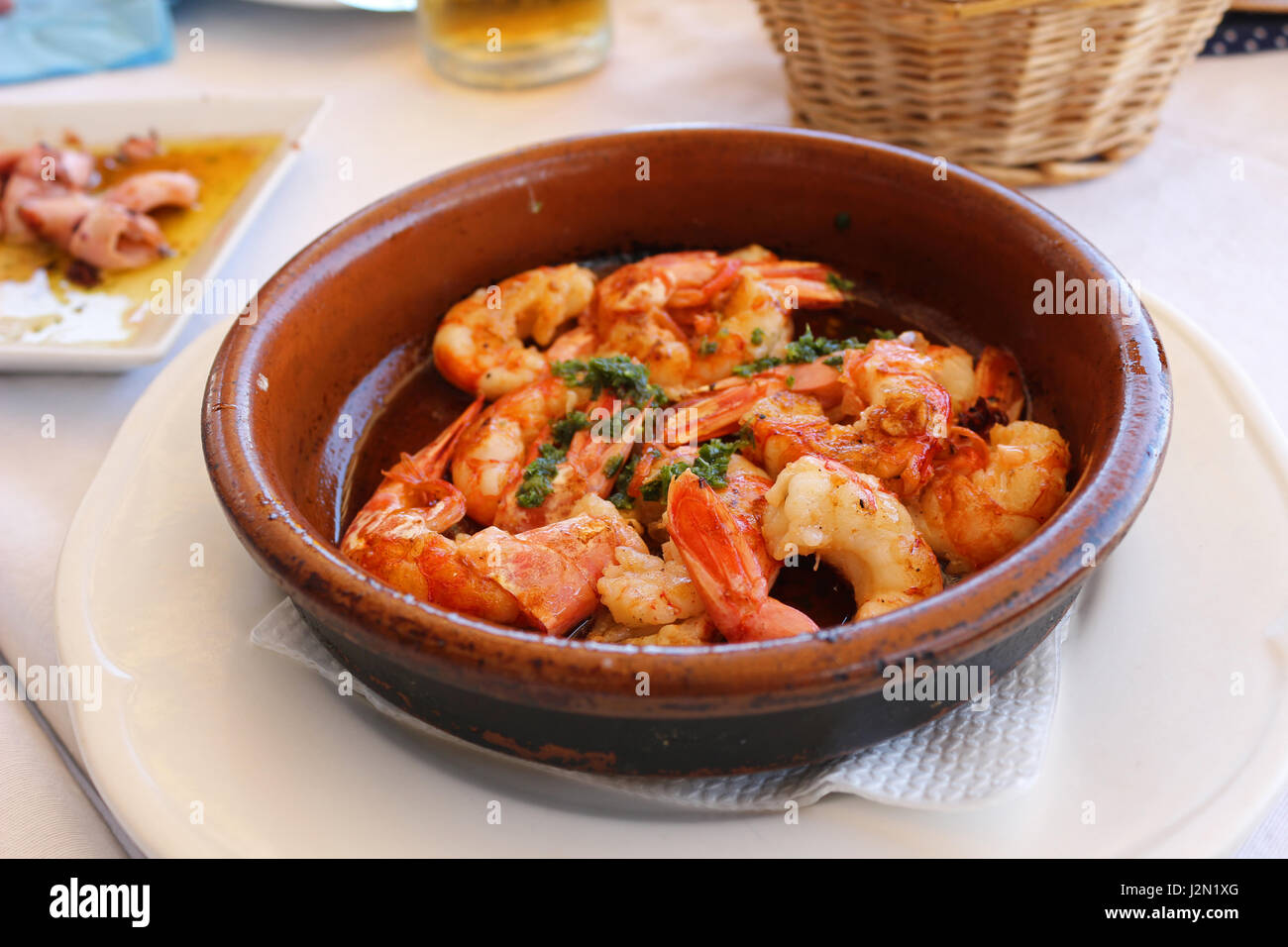 Prawns in shell spain hi-res stock photography and images - Alamy