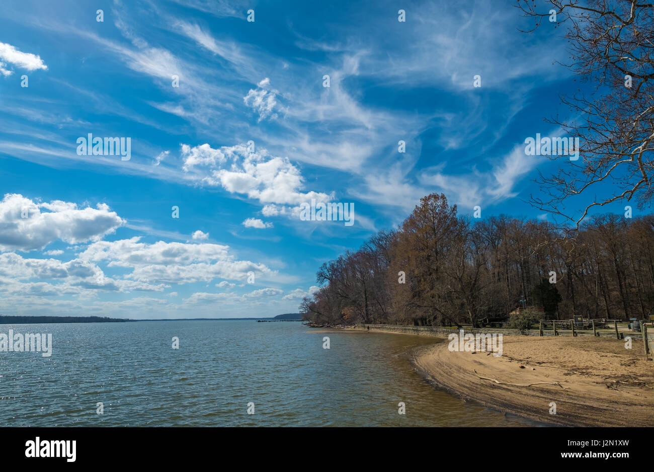 The shores of the Potomac river, Virginia, USA Stock Photo - Alamy