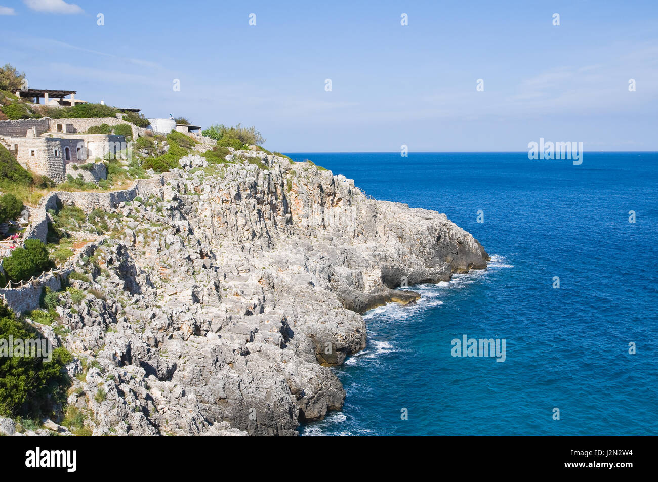 Ciolo bridge. Santa Maria di Leuca. Puglia. Italy Stock Photo - Alamy