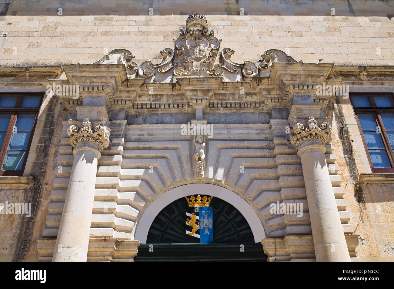 Capece palace. Maglie. Puglia. Italy Stock Photo - Alamy