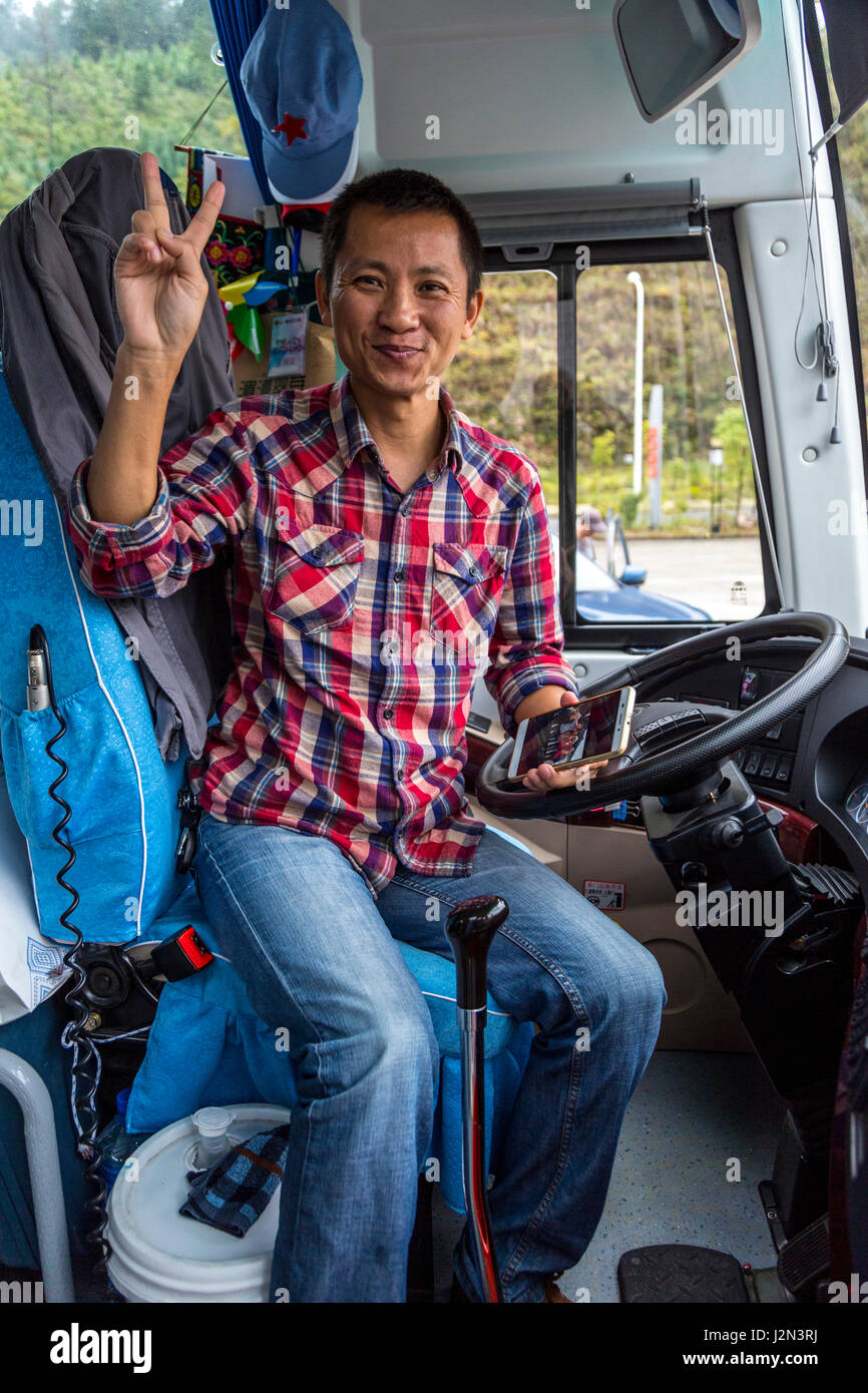 Driver smiling hi-res stock photography and images - Alamy